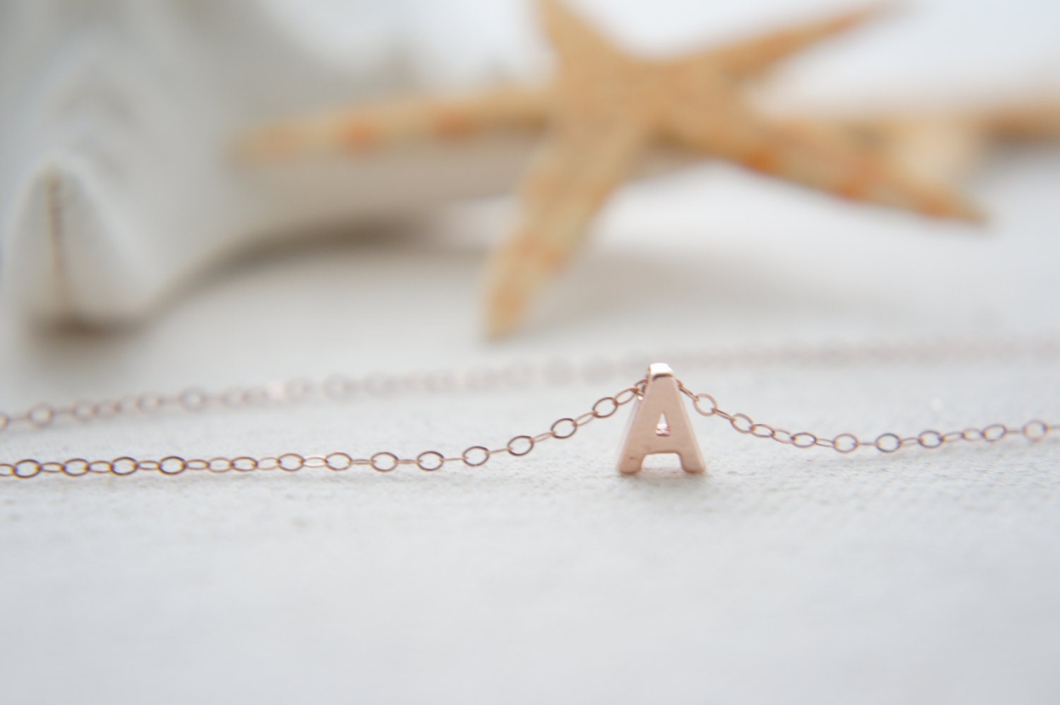 Rose Gold Letter Alphabet Initial capital A | Etsy