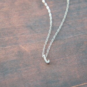 Cursive Silverletter, Alphabet, Initial i Necklace, Birthday Gift ...