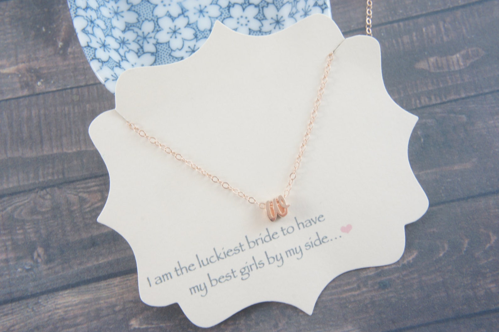 Cursive Rose Gold Letter Alphabet Initial w | Etsy