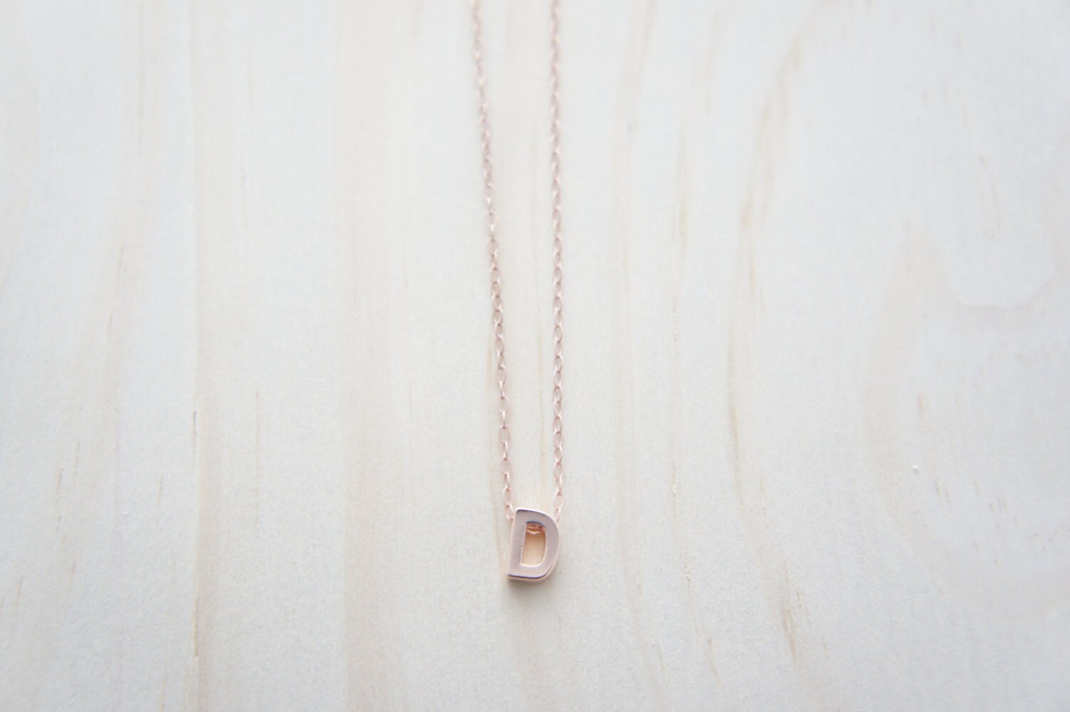 Rose Gold Letter Alphabet Initial Capital d | Etsy