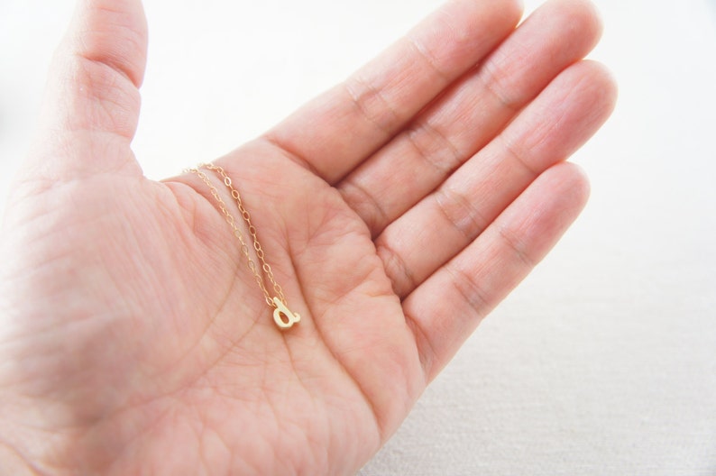 Cursive Gold Letter Alphabet Initial d Necklace - Etsy