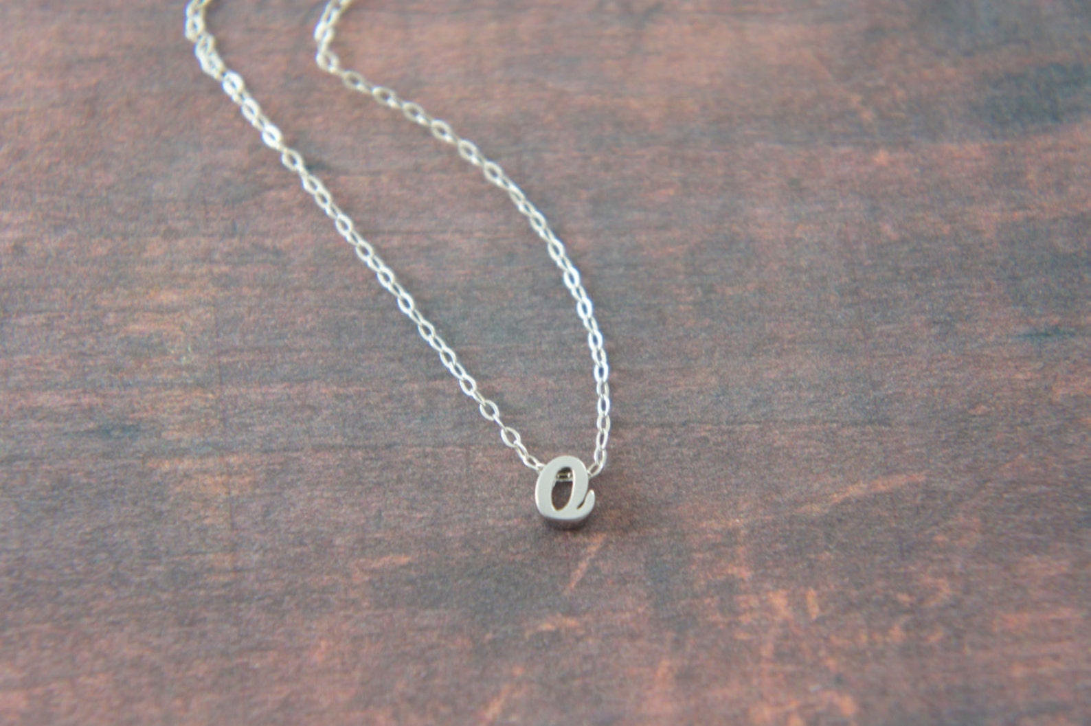 Cursive Silverletter Alphabet Initial o - Etsy