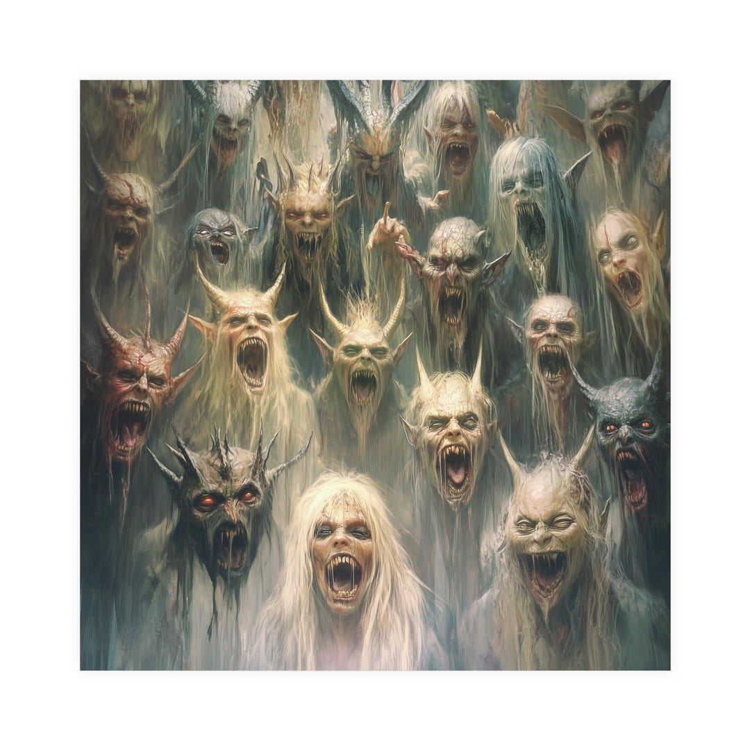 Infernal Choir Matte Paper Poster - Etsy