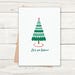 Printable Christmas Card - Digital Download - Festive Christmas Tree ...