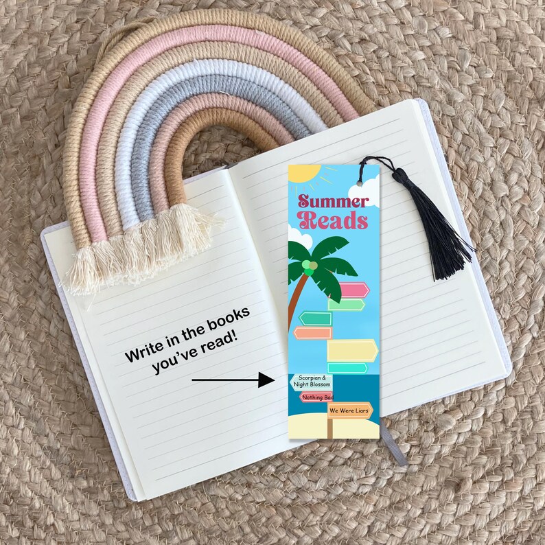 Printable Reading Log Bookmarks: Set of 3, Reading Tracker (digital ...