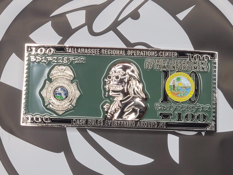 Florida Department of Law Enforcement CREAM (challenge Coin) - Etsy