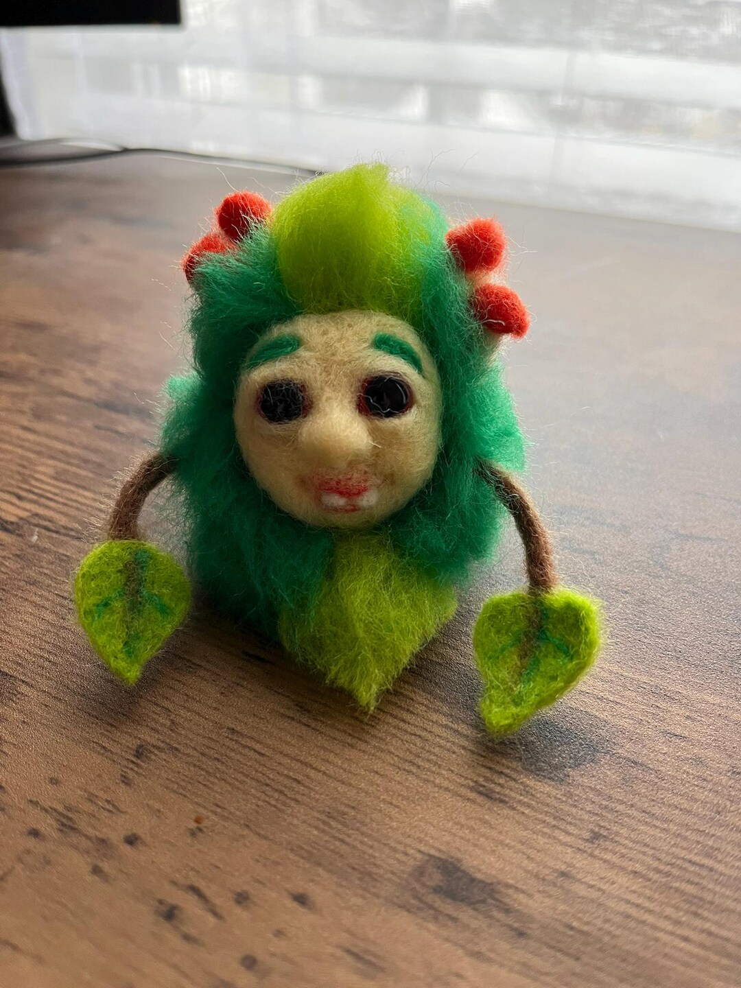 Unique Wool Forest Spirit Figurine, Handmade Whimsical One of a Kind - Etsy