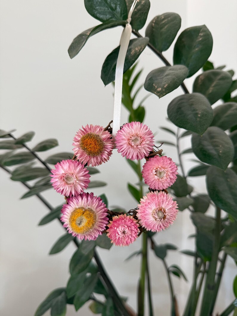 Mini Strawflower Wreath - Etsy