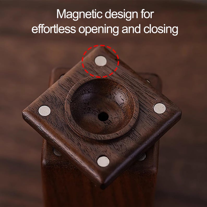 Black Walnut Toothpick Holder Toothpick Box – Custom Engraving ...