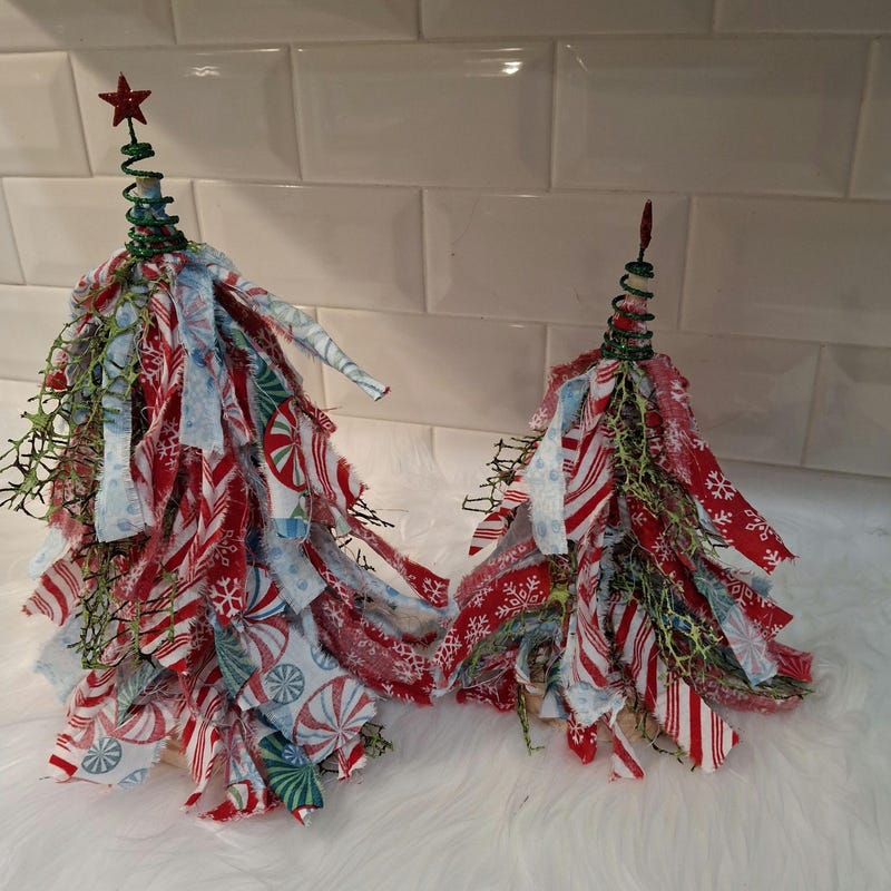 Christmas Rag Tree - Etsy