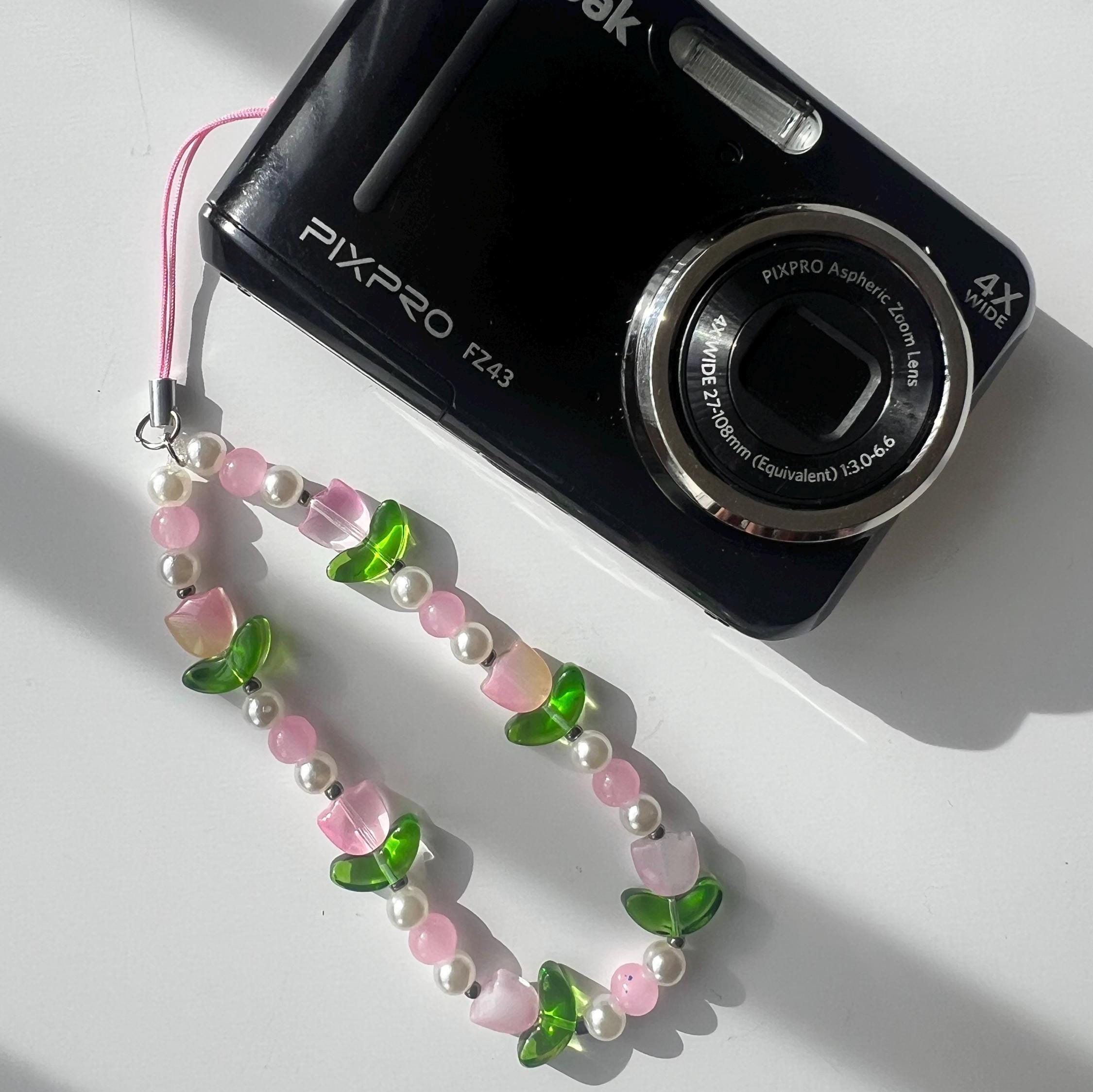 Beaded Tulip Phone/camera Lanyard - Etsy