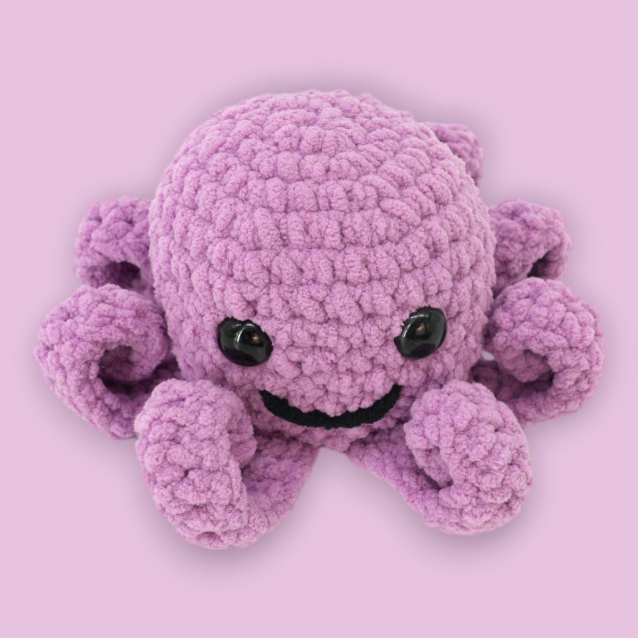 Crochet Octopus Kit - Beginner Amigurumi Crochet Kit - DIY Plushie ...