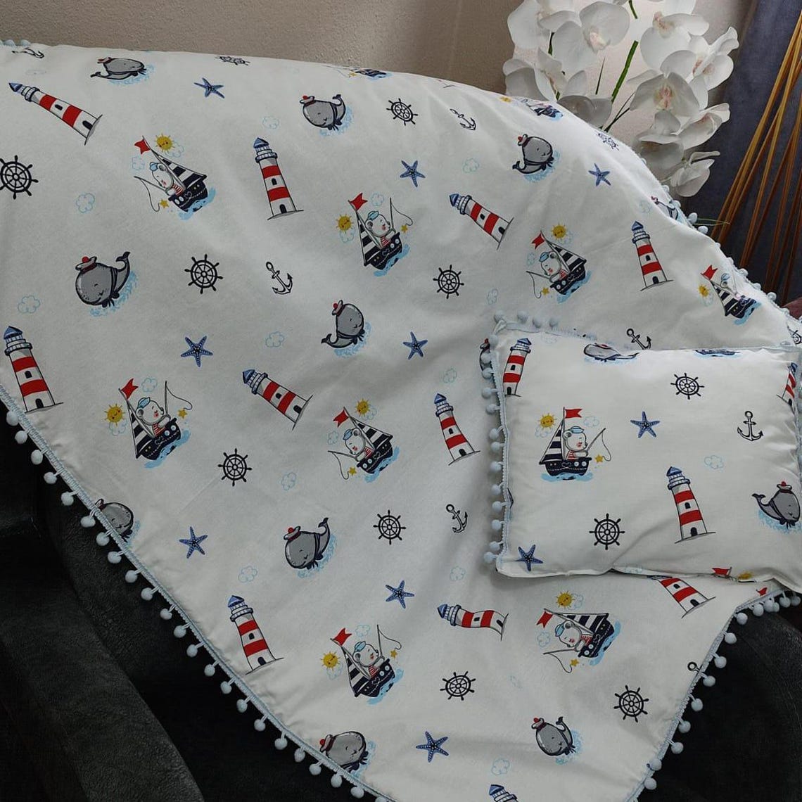 Cotton Baby Blanket, Baby Sleeping Set, Poplin Baby Set, Cotton Baby ...