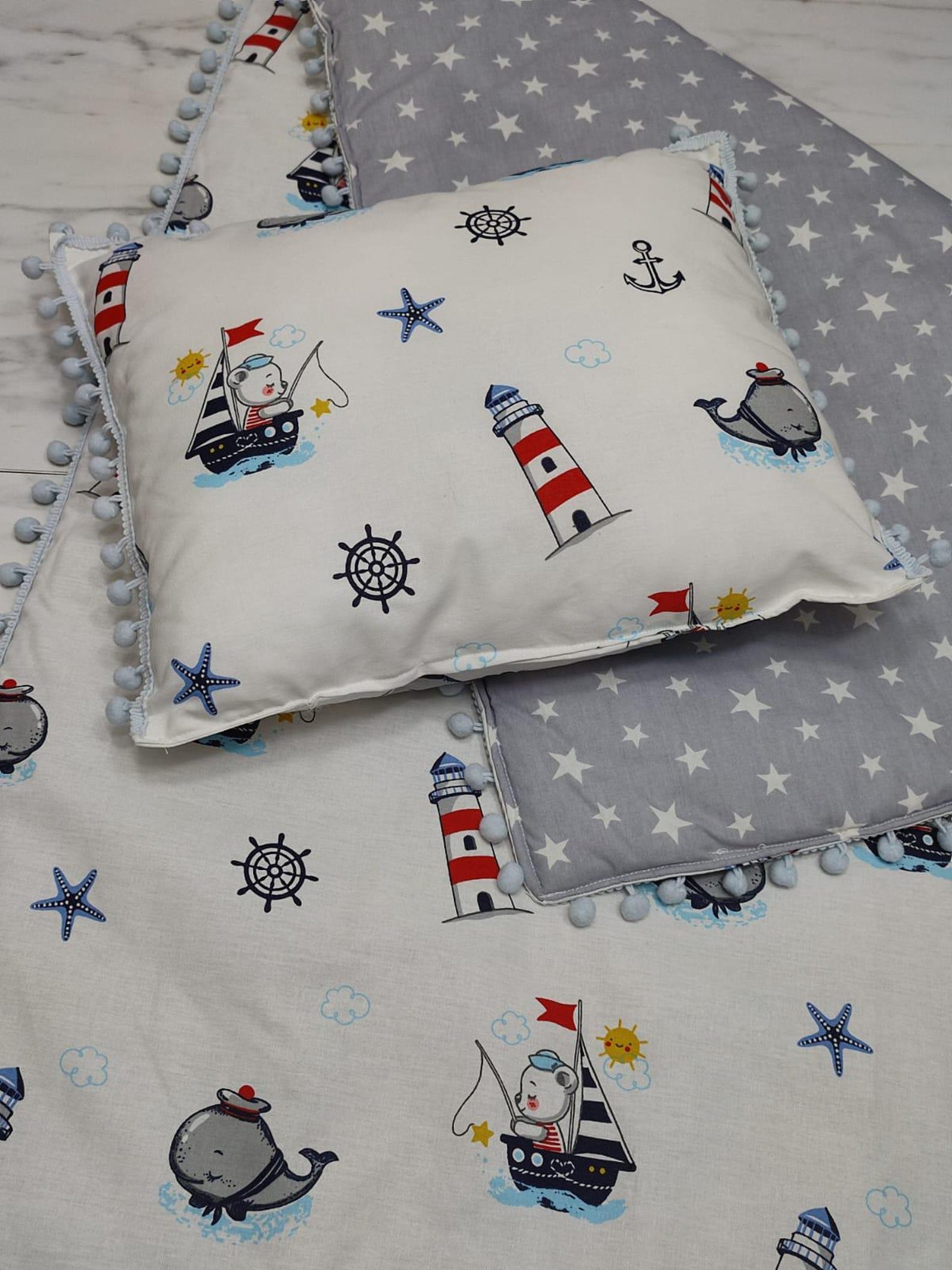Cotton Baby Blanket, Baby Sleeping Set, Poplin Baby Set, Cotton Baby ...