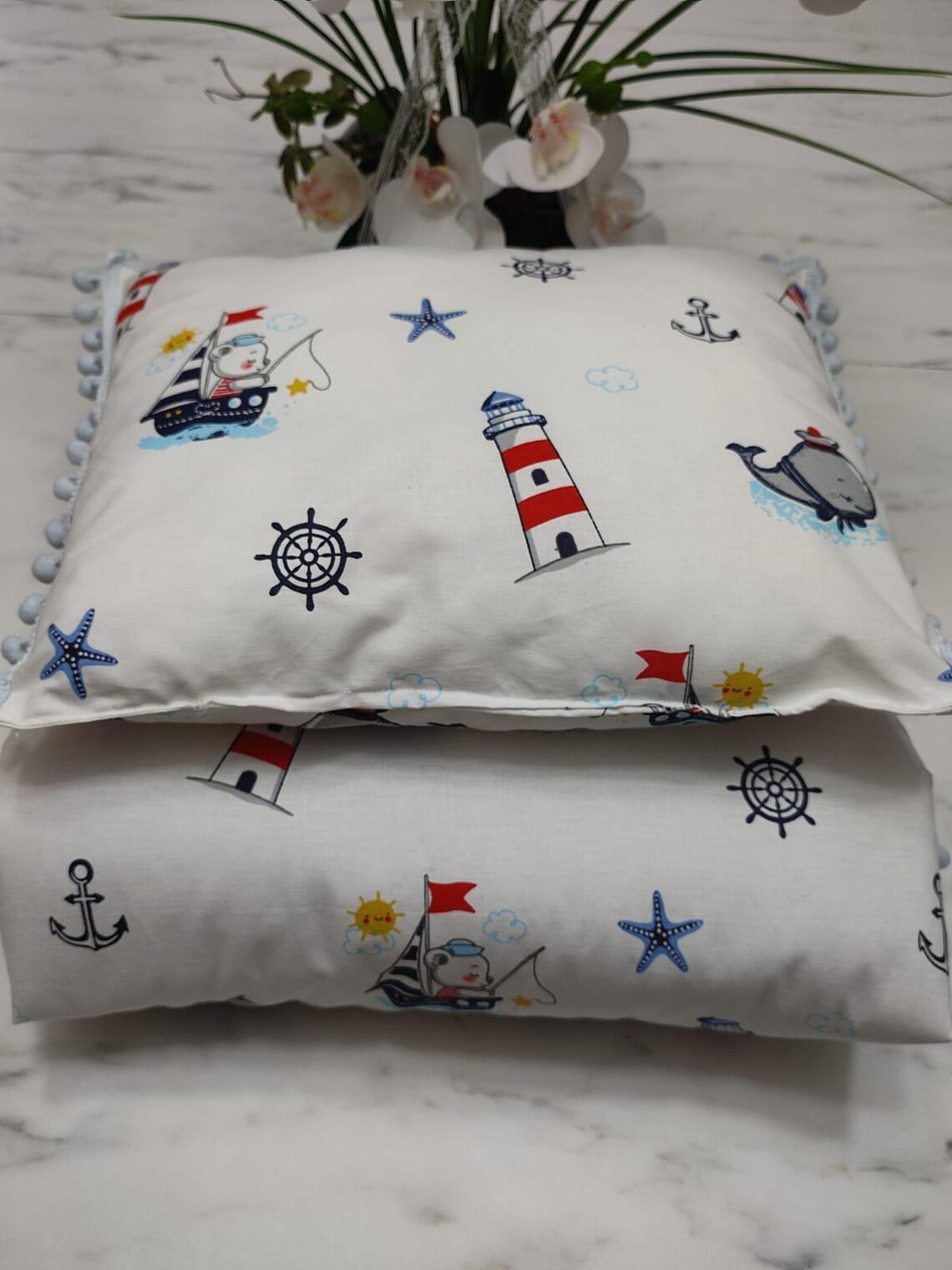Cotton Baby Blanket, Baby Sleeping Set, Poplin Baby Set, Cotton Baby ...