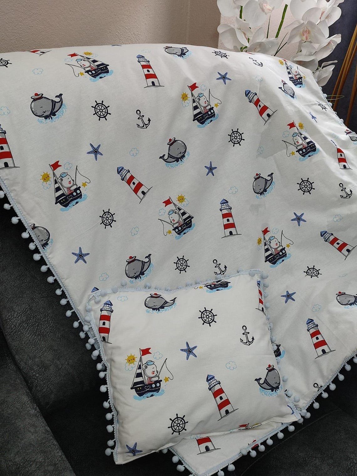 Cotton Baby Blanket, Baby Sleeping Set, Poplin Baby Set, Cotton Baby ...