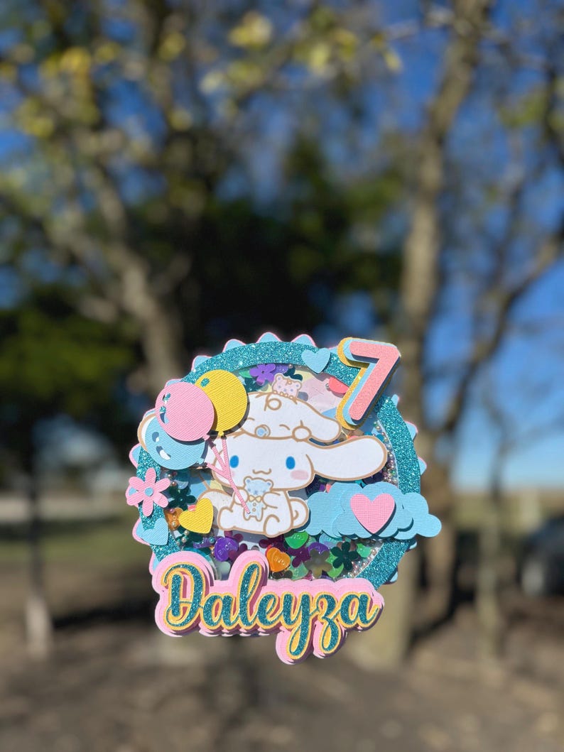 Cinnamoroll Cake Topper - Etsy