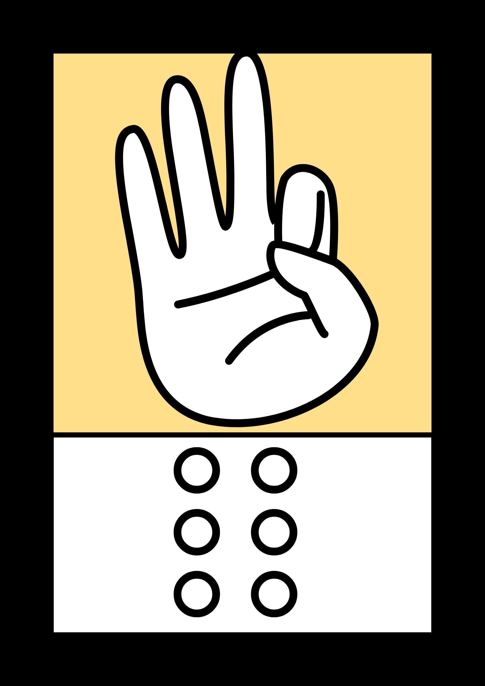 ASL Alphabet and Braille Learning Cards | Printable PDF for Teachers ...