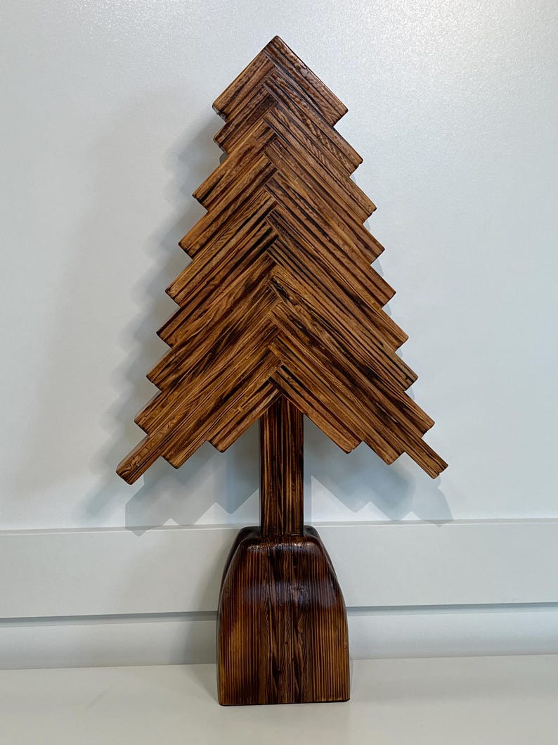 Herringbone Pattern Fur Tree - Etsy