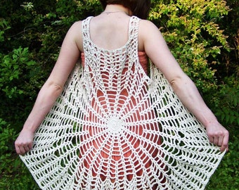 Spider Web Mandala Vest Dress PATTERN Make Your Own - Etsy