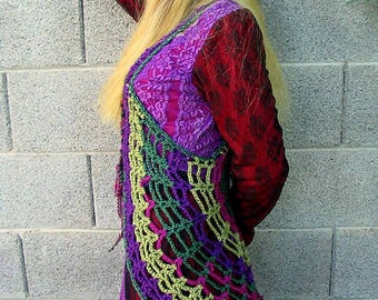 Spider Web Vest Mandala Dress PATTERN Make Your Own ...digital | Etsy