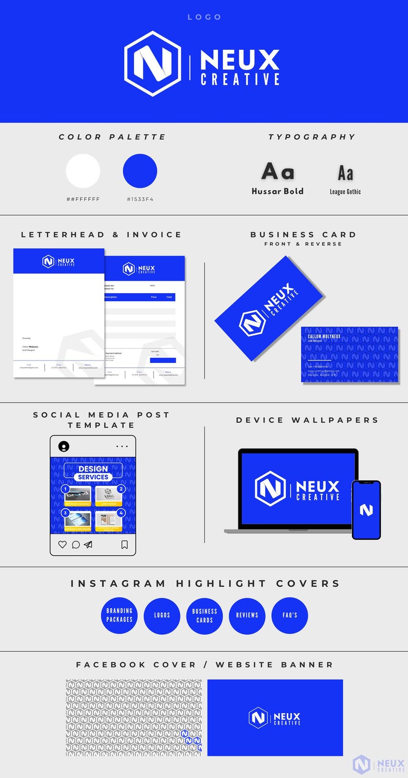 Ultimate Complete Branding Package, Brand Identity, Brand Kit, Custom ...
