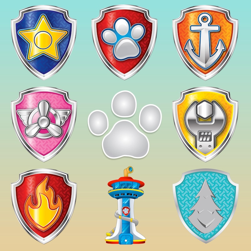 Paw Patrol Stickers - Etsy
