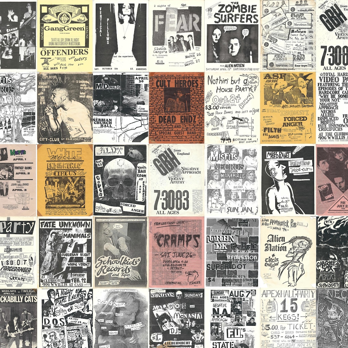 200+ Punk Rock Posters Digital Download - Etsy