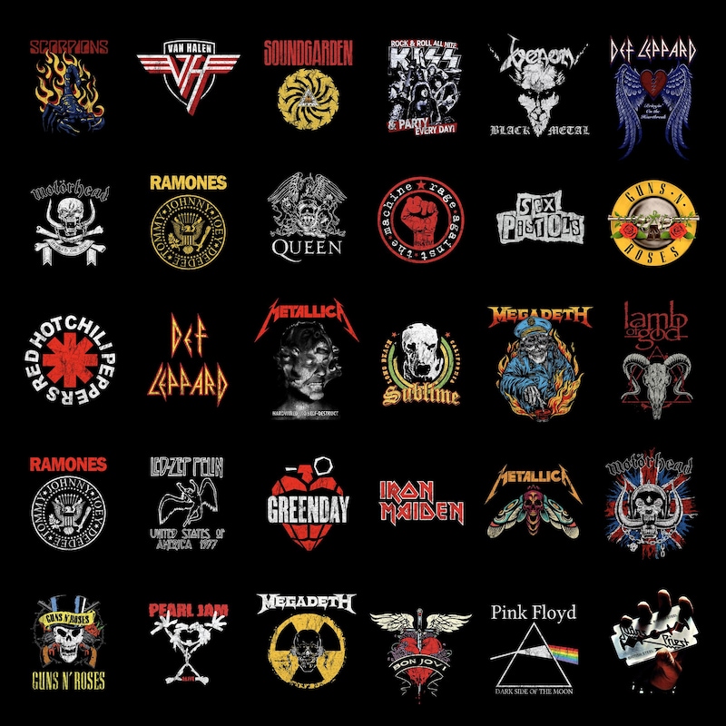 Band logo tshirts - Etsy.de