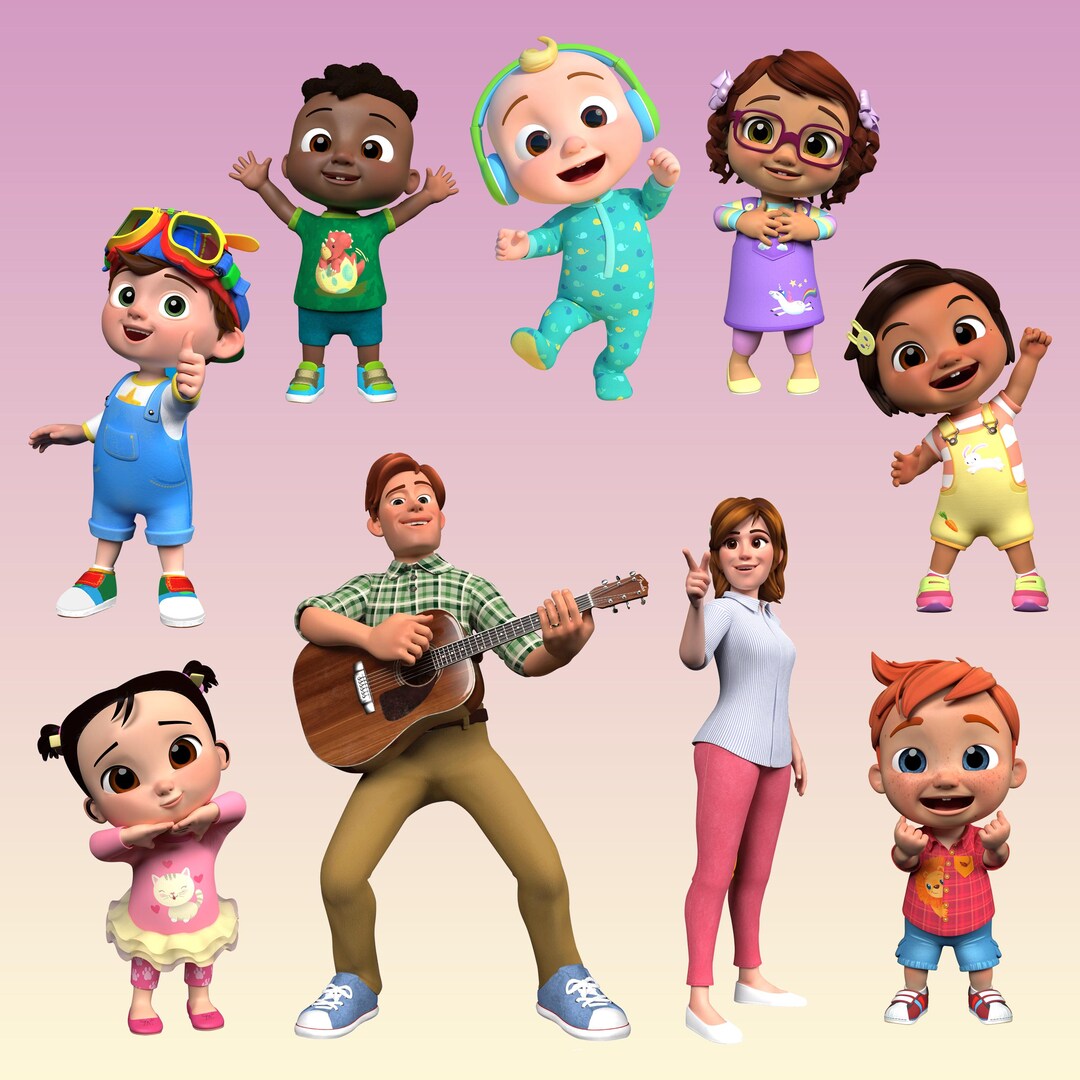 Kids Coco Show Characters PNG Digital Download - Etsy