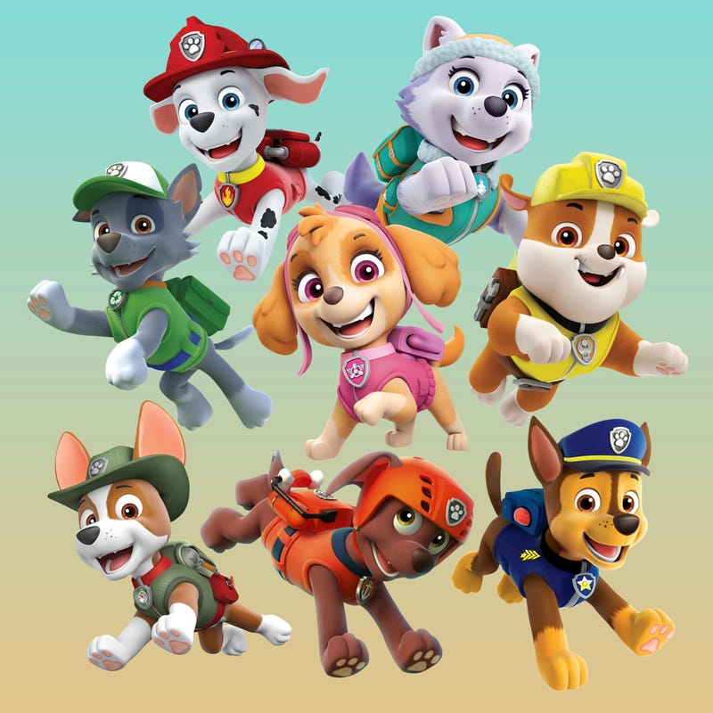 Paw Patrol Svg Layered - Etsy