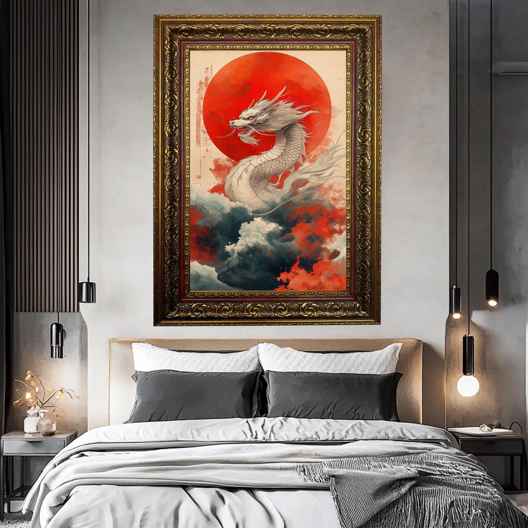 Chinese Dragon Art, Unique Chinese Mythology Dragon Decor, Chinese ...