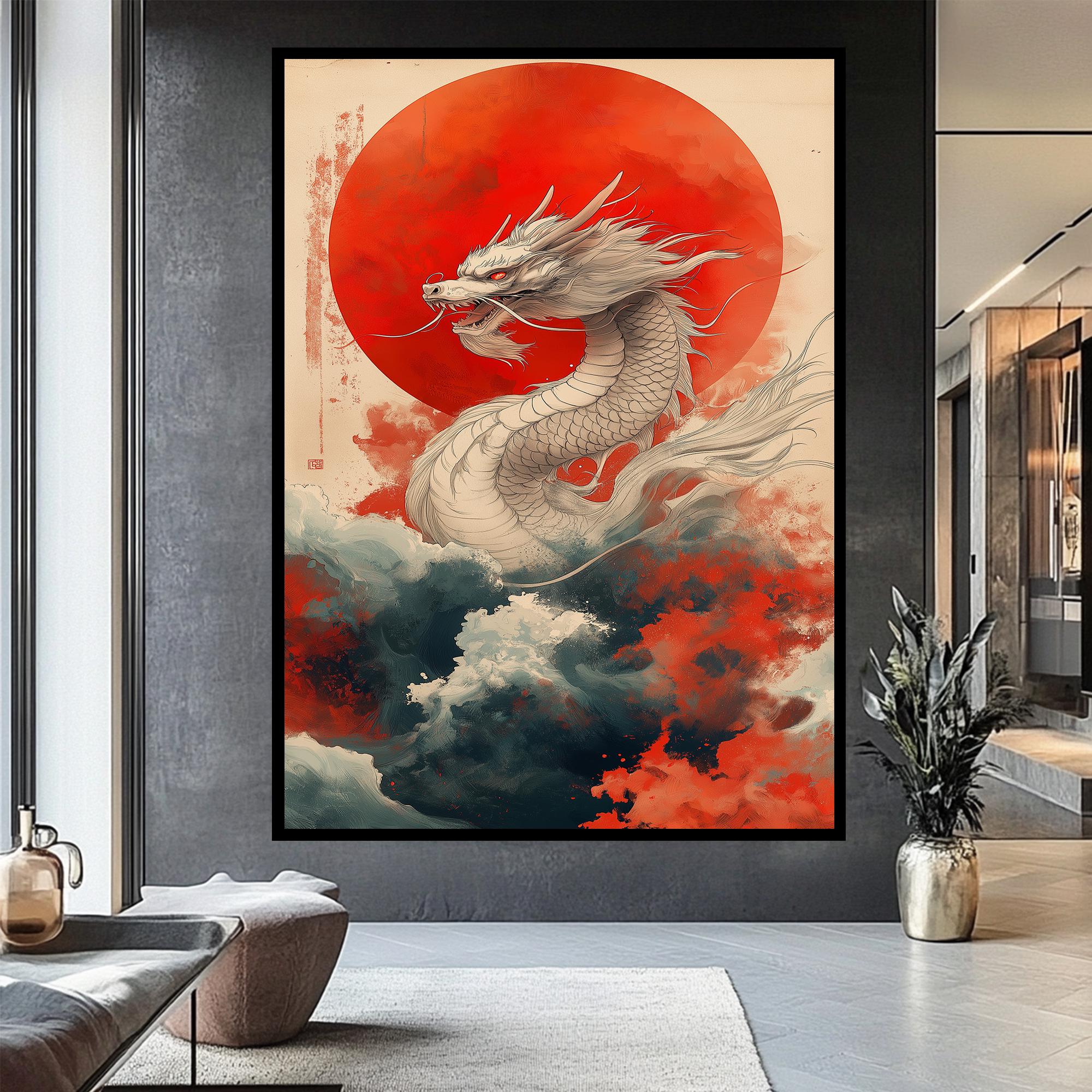 Chinese Dragon Art, Unique Chinese Mythology Dragon Decor, Chinese ...