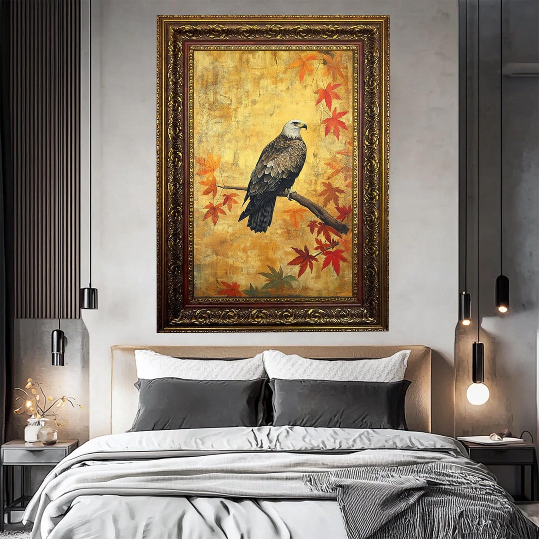 Large Bird Art, Bird Home Decor, Bird Lover Gift, Abstract Bird Artwork ...
