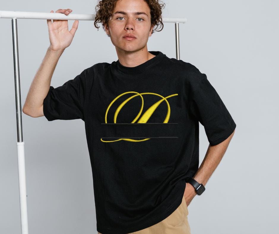 Split Monogram Embroidery Font, Script Font Embroidery, BX Embroidery ...