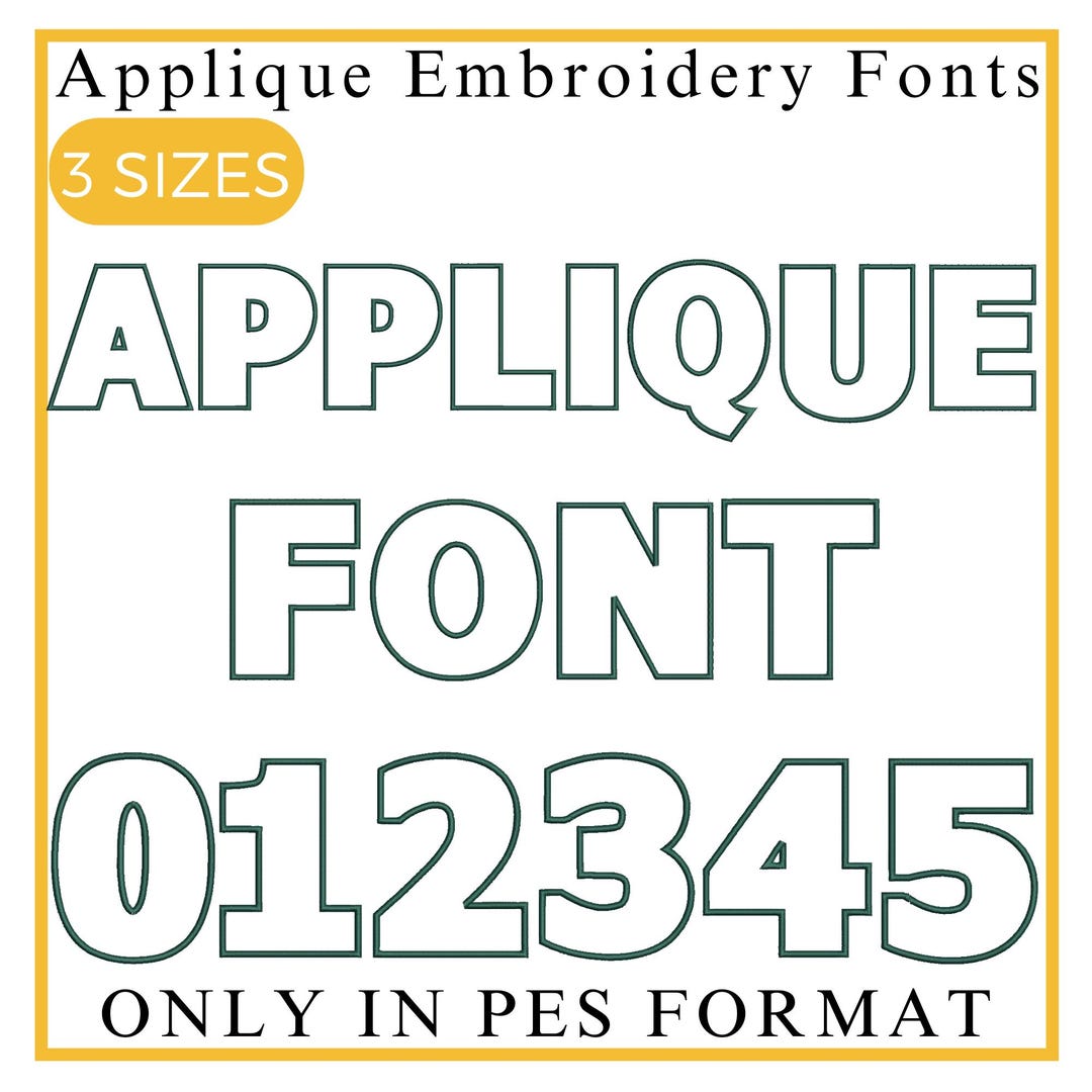 Applique Embroidery Font, Embroidery Font, Script Font Embroidery, BX ...