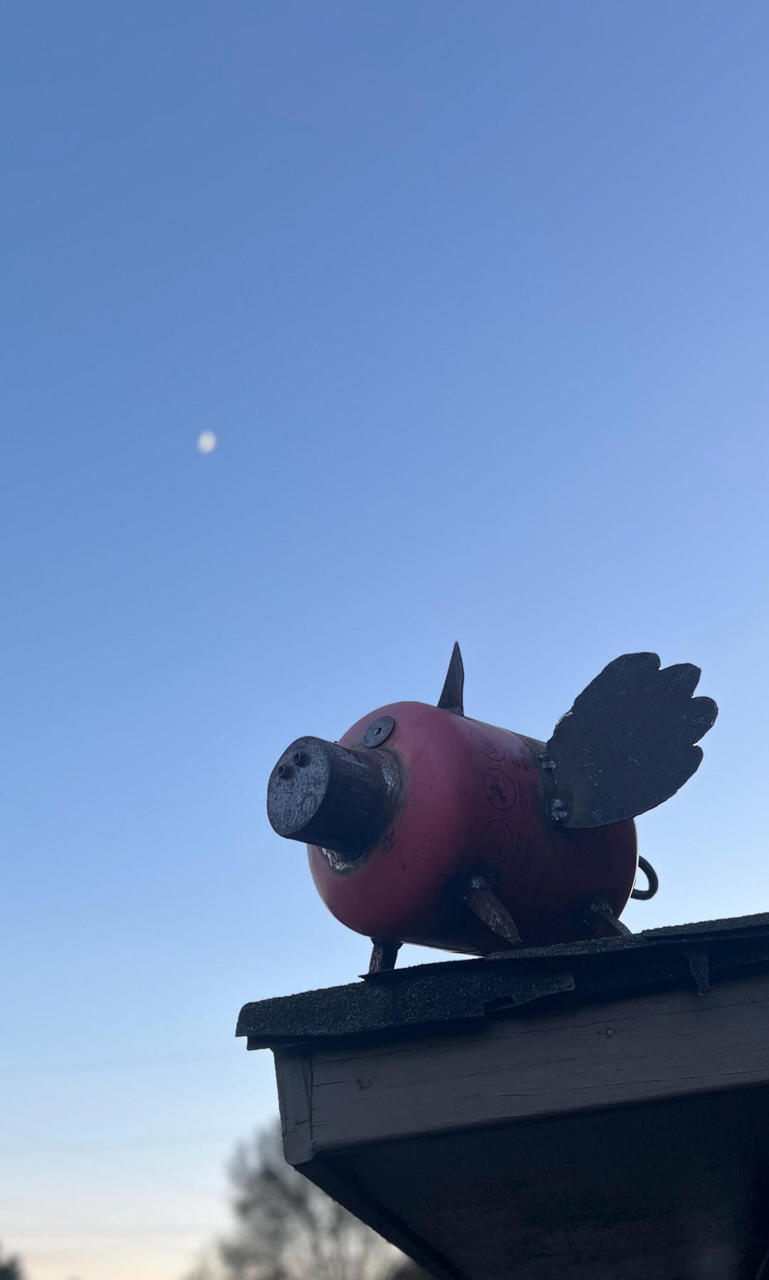 Scrap Metal Flying Pig - Etsy