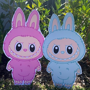 Labubu Props, Labubu Cutout, Labubu Foam Board Cutout – Handmade Party ...