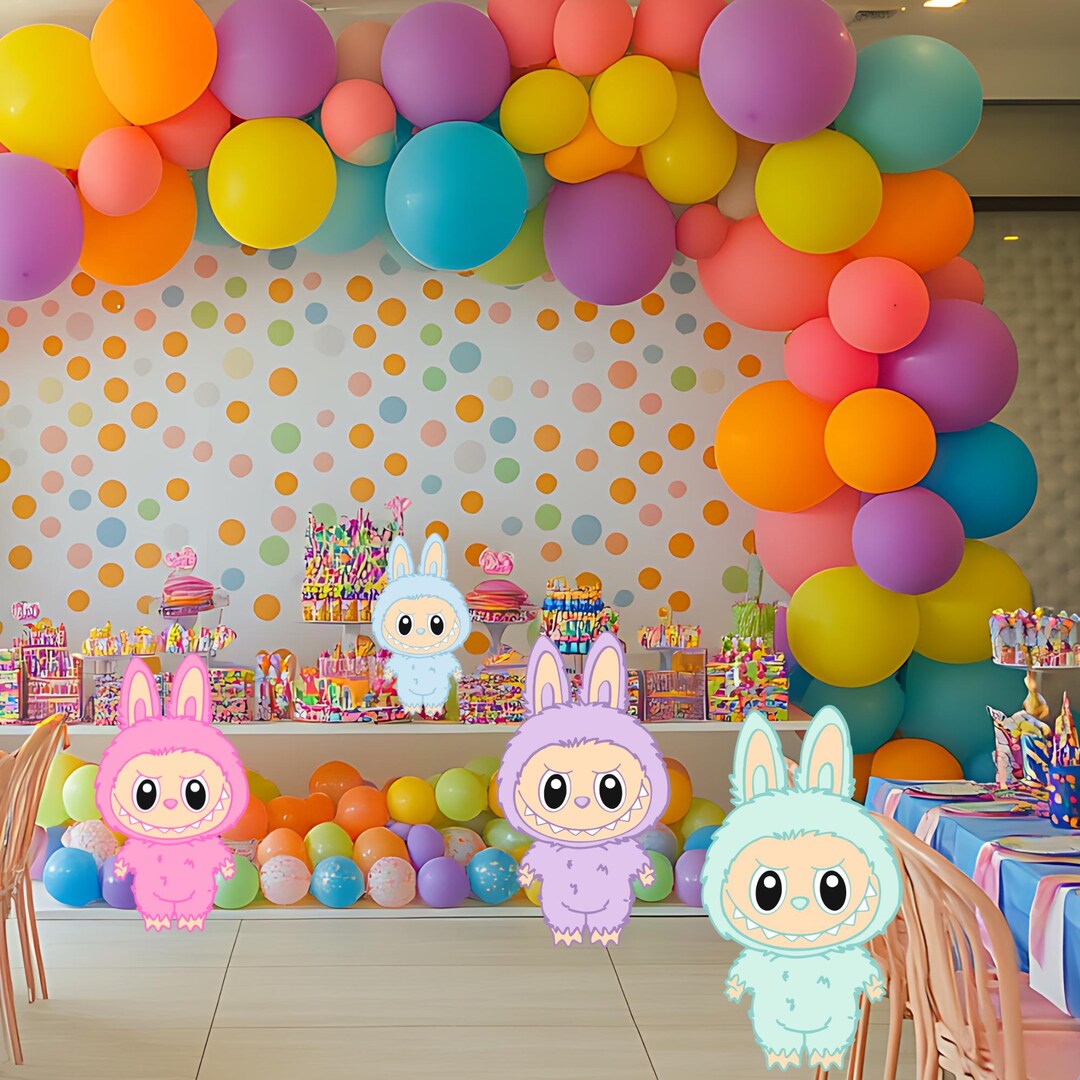 Cutout Labu , Labu Foamboard , Labubo Party Decorations , Labubo ...
