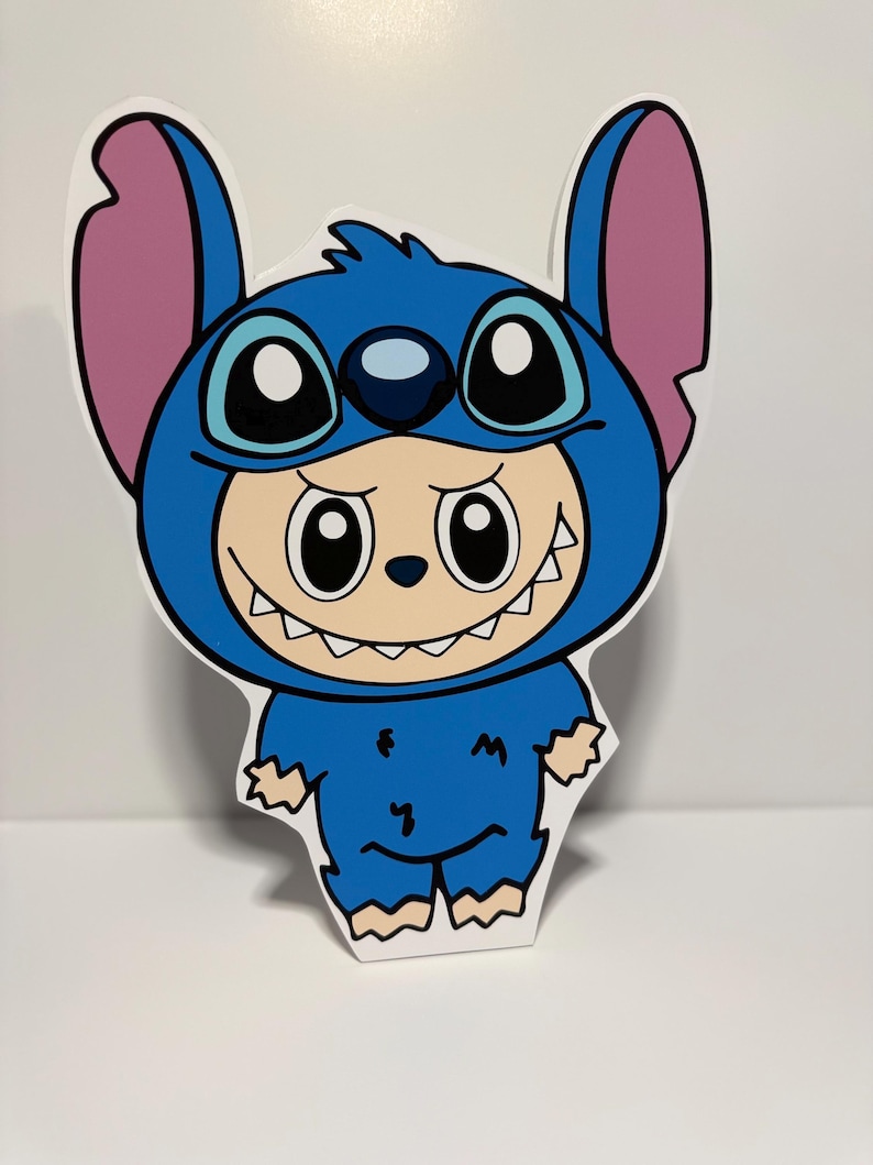 Labubu Props, Labubu Cutout, Labubu Stitch Cutout – Handmade Party ...