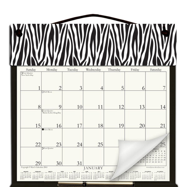 2024 Zebra Calendar - Etsy