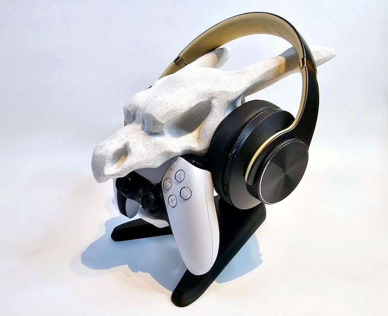 Dragon Skull Headset and Controller Holder - Etsy