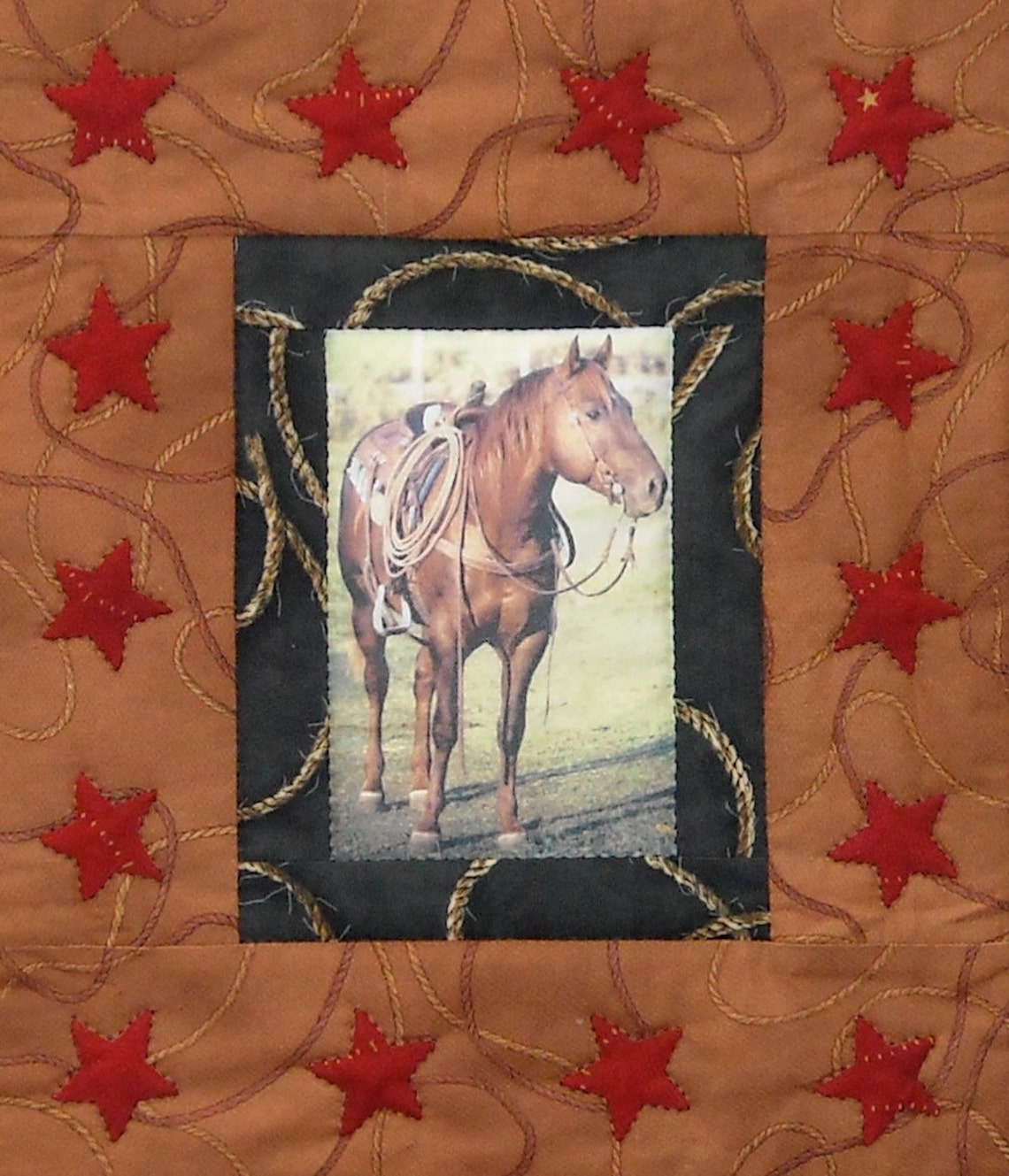 Cowboy Mini Patchwork Quilt PDF Pattern - Etsy