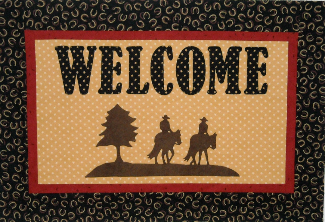Quilted Trail Riders Welcome Banner PDF Pattern - Etsy