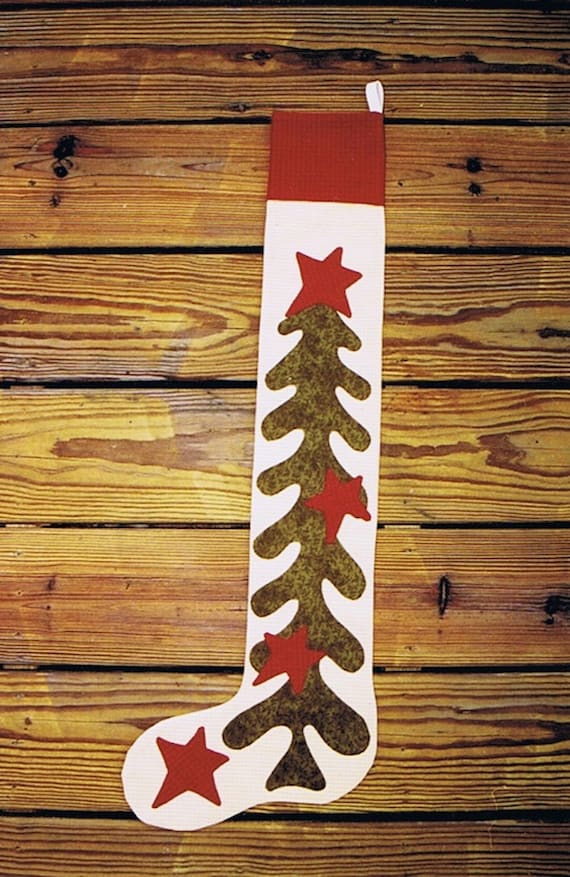 Long Tall Christmas Stocking PDF Pattern | Etsy