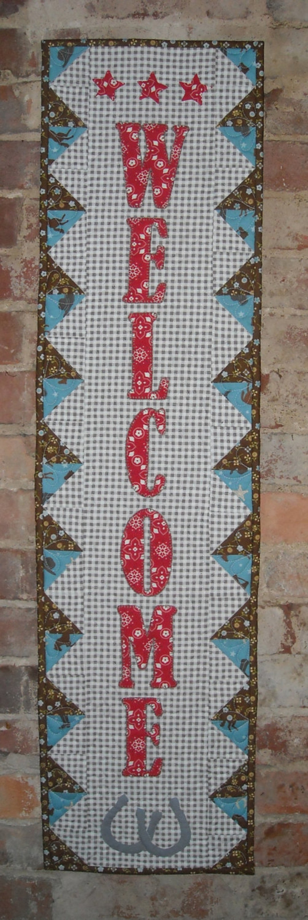 Quilted Welcome Banner PDF Pattern - Etsy