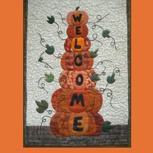 Autumn Welcome Wall Quilt Pattern, PDF Version - Etsy