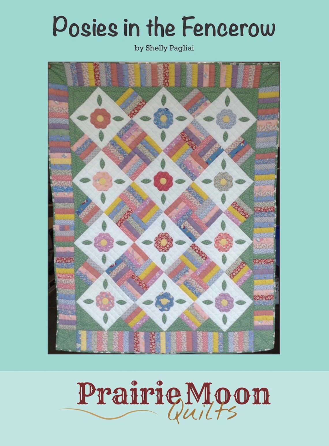 Posies in the Fencerow Quilt Pattern, Print Version - Etsy