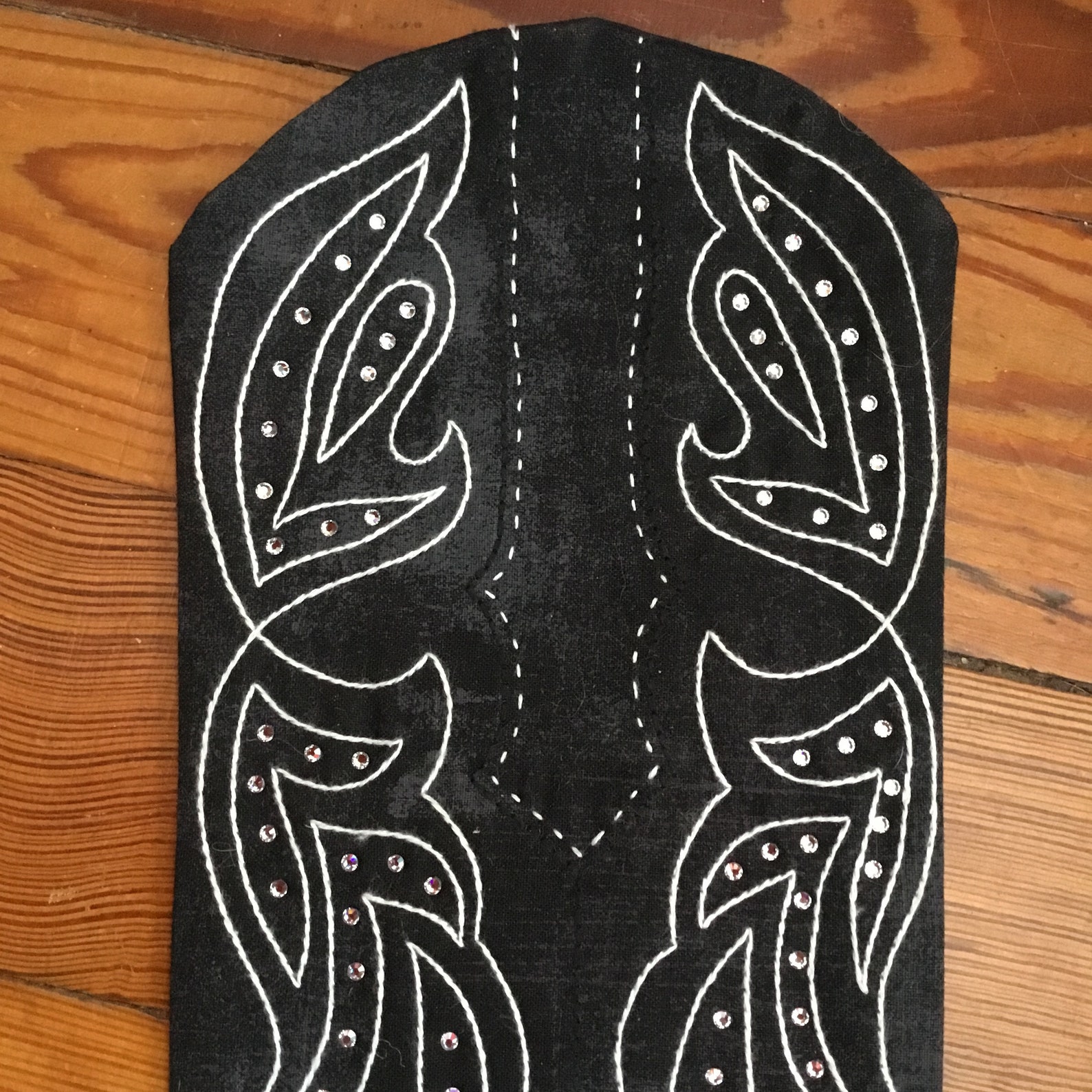 Pattern: Cowboy Boot Christmas Stocking PDF Pattern, Silent Night (2022 ...