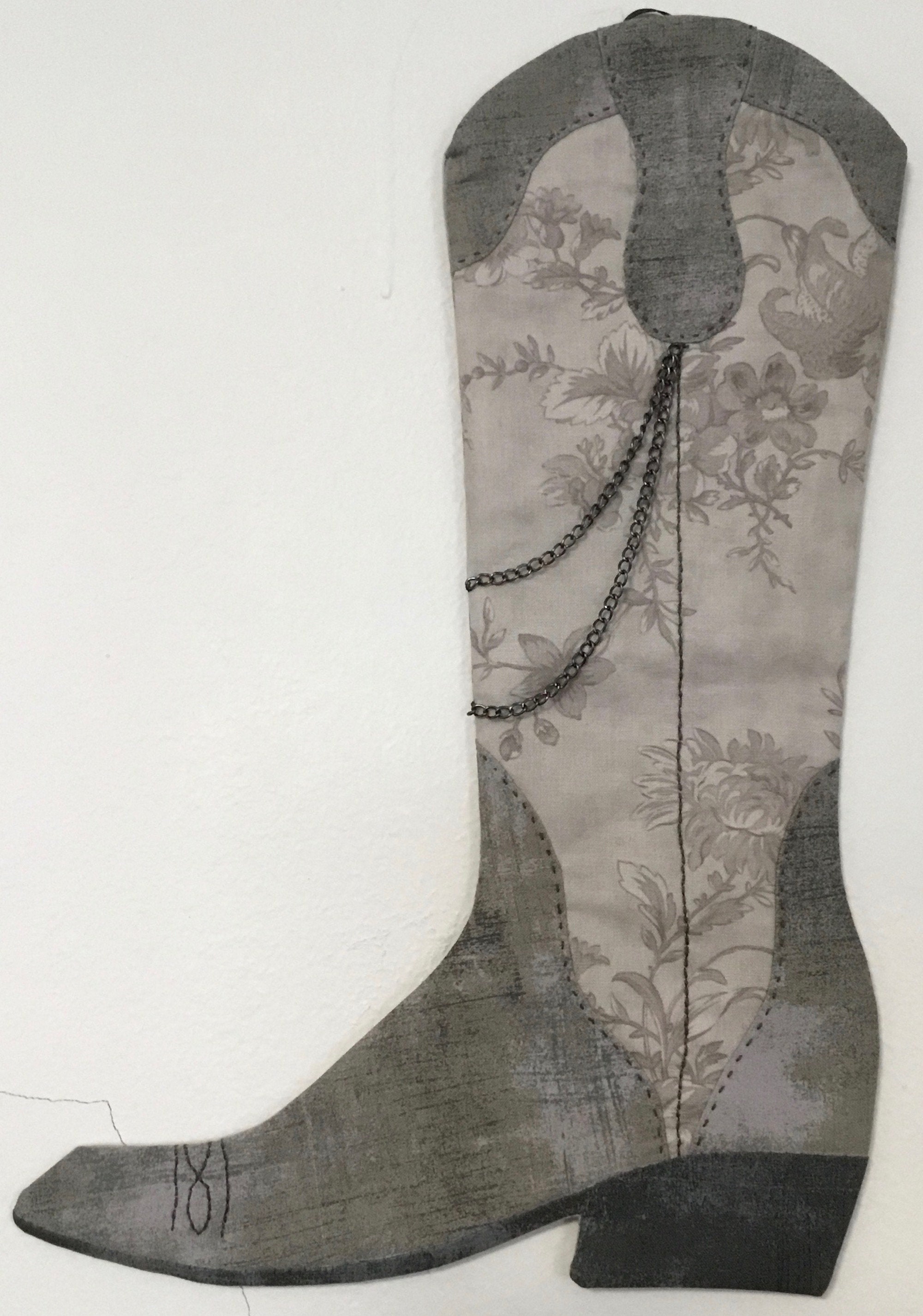 Pattern: Cowboy Boot Christmas Stocking PDF Pattern, Western Lady (2021 ...
